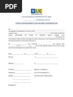 LIC Reassignment Form 3857 Guide | PDF