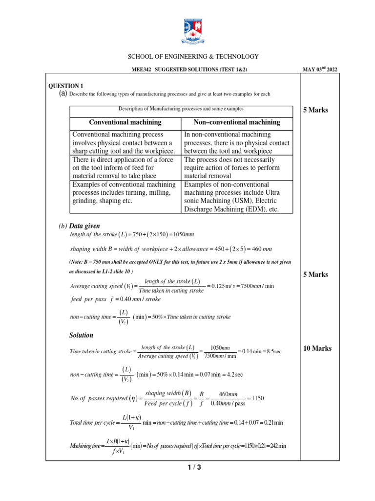 Manufacturing Processes and Solutions | PDF | Machining | Business Process