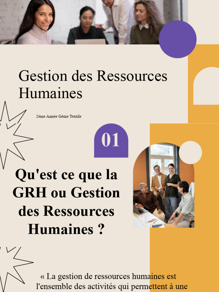 Évolution de la Gestion RH en Textile | PDF | Gestion des ressources ...