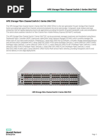 Data Sheet HPE Storage Fibre Channel Switch B-Series SN3600B | PDF ...