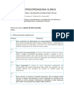 Escala CARS para Avaliação do Autismo | PDF | Espectro do autismo | Emoções