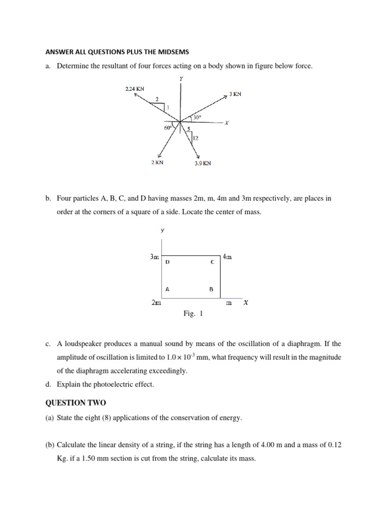Past Questions | PDF