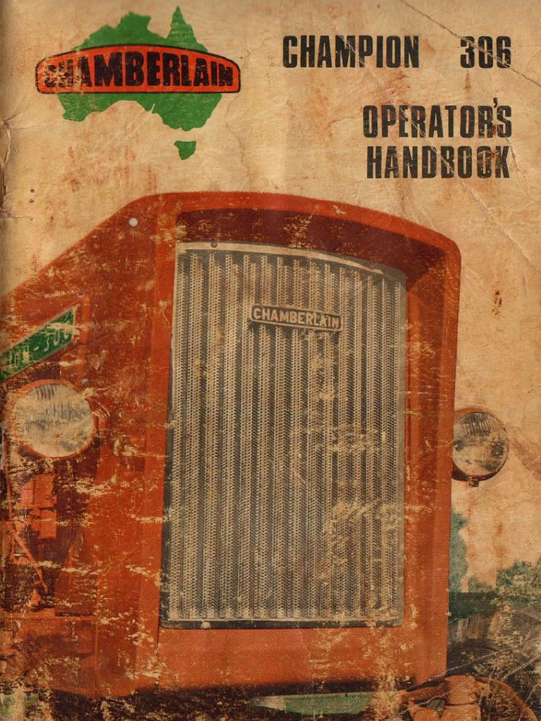 Chamberlain 306 Operators Manual 1966 | PDF