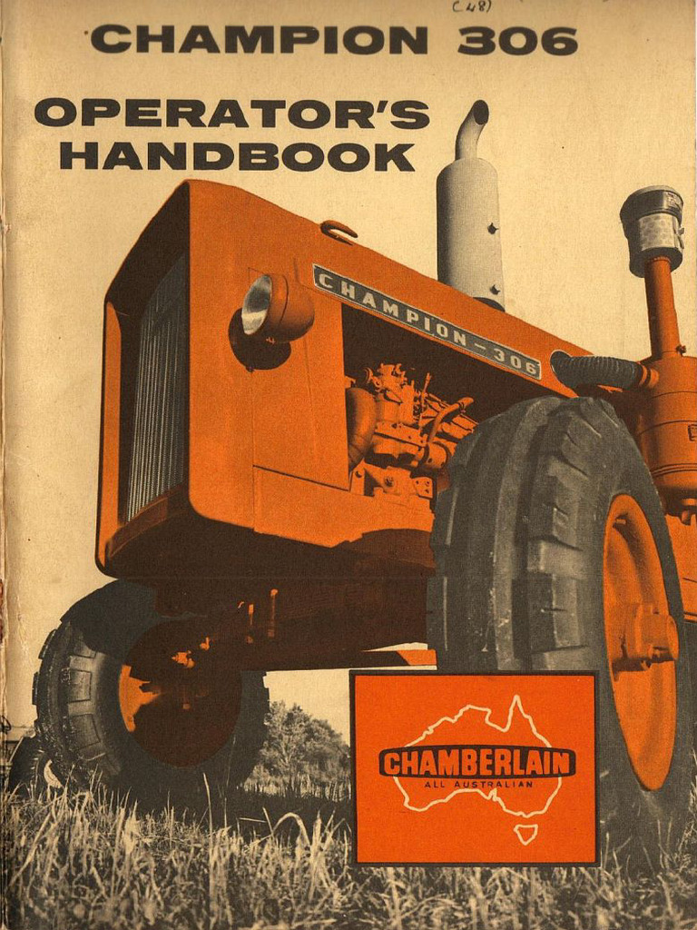 Chamberlain 306 Operators Manual 1970 | PDF