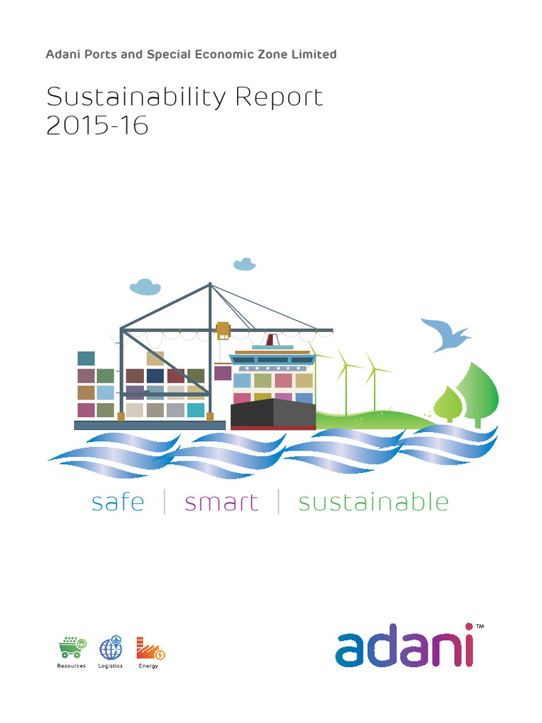 APSEZ's First Sustainability Report | PDF | Port | Economies