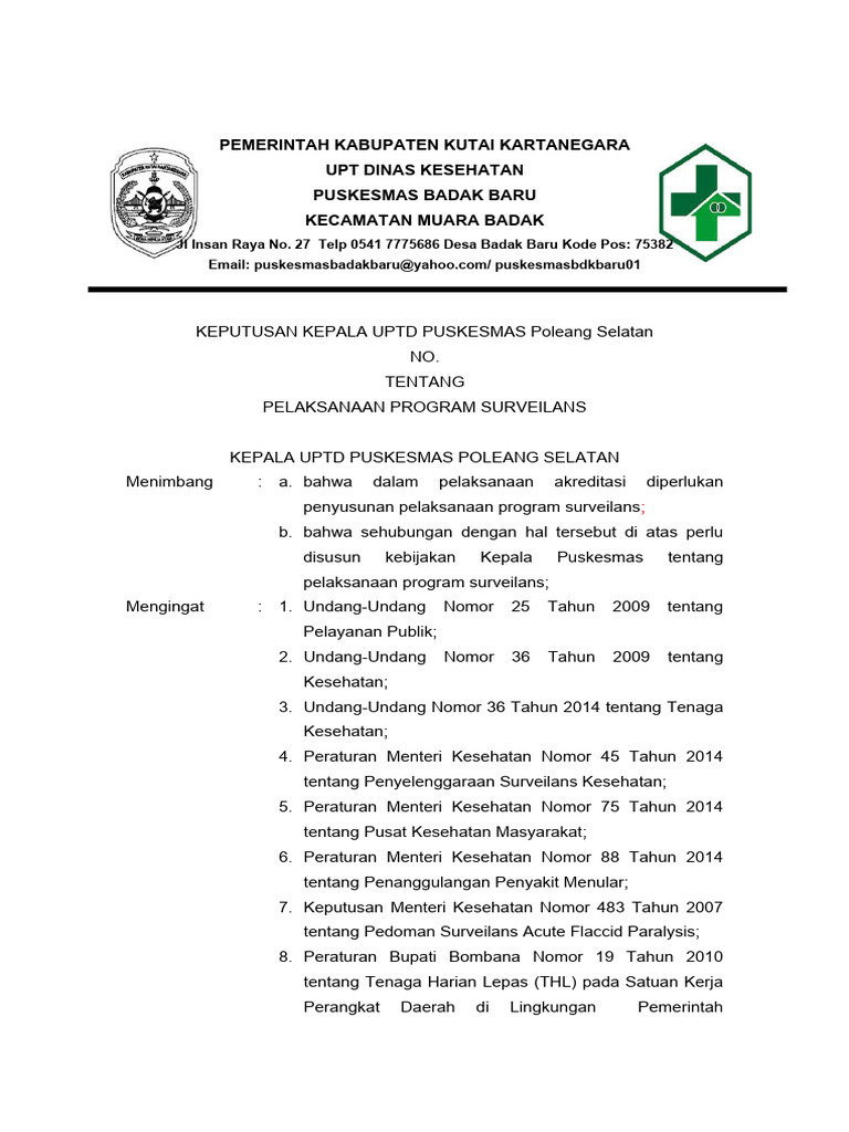 Kak Survailens Penyakit DBD | PDF