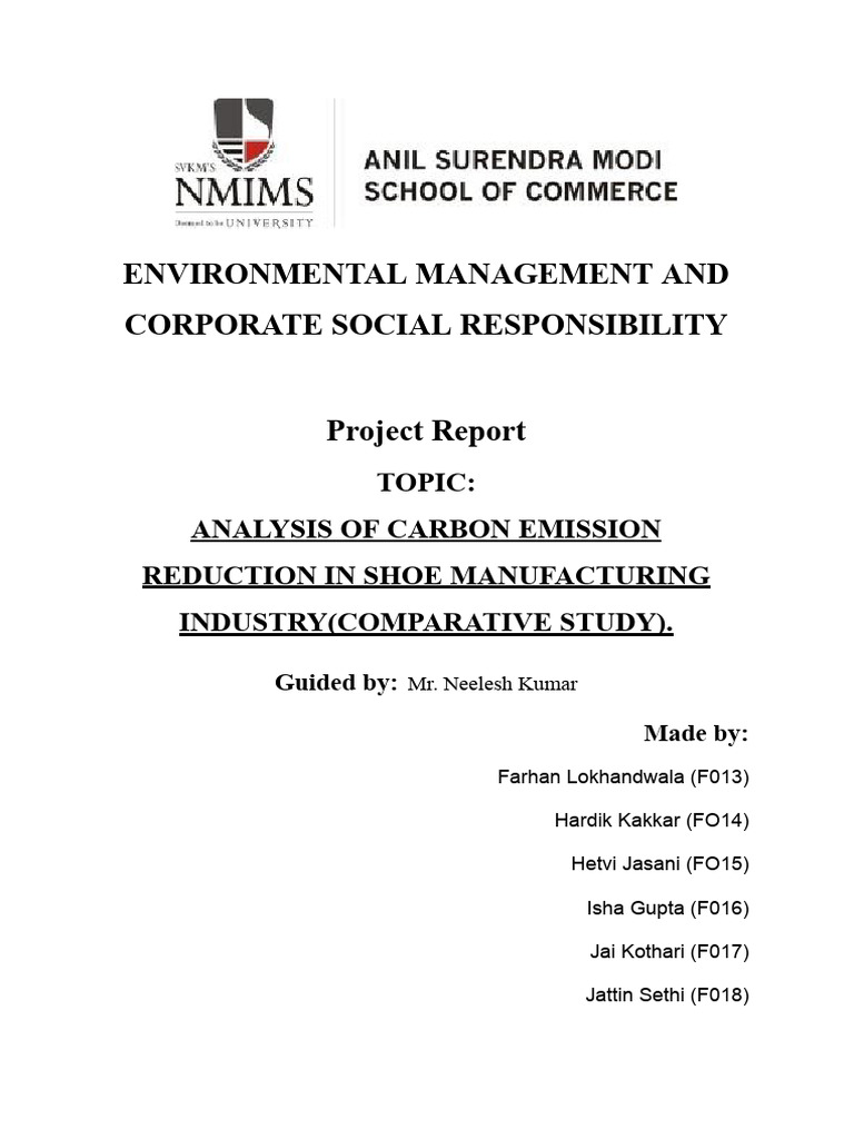 CSR Report | PDF | Supply Chain | Sustainability