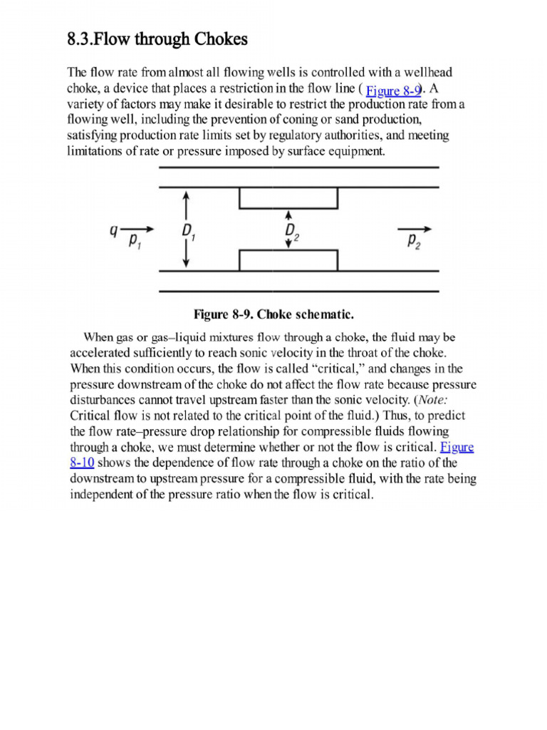 Choke Performance | PDF