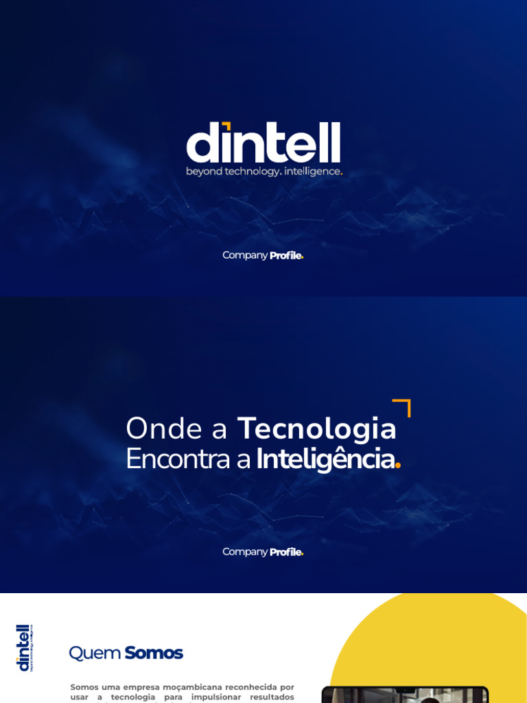 Dintell Company Profile | PDF | Informática | Tecnologia da Informação
