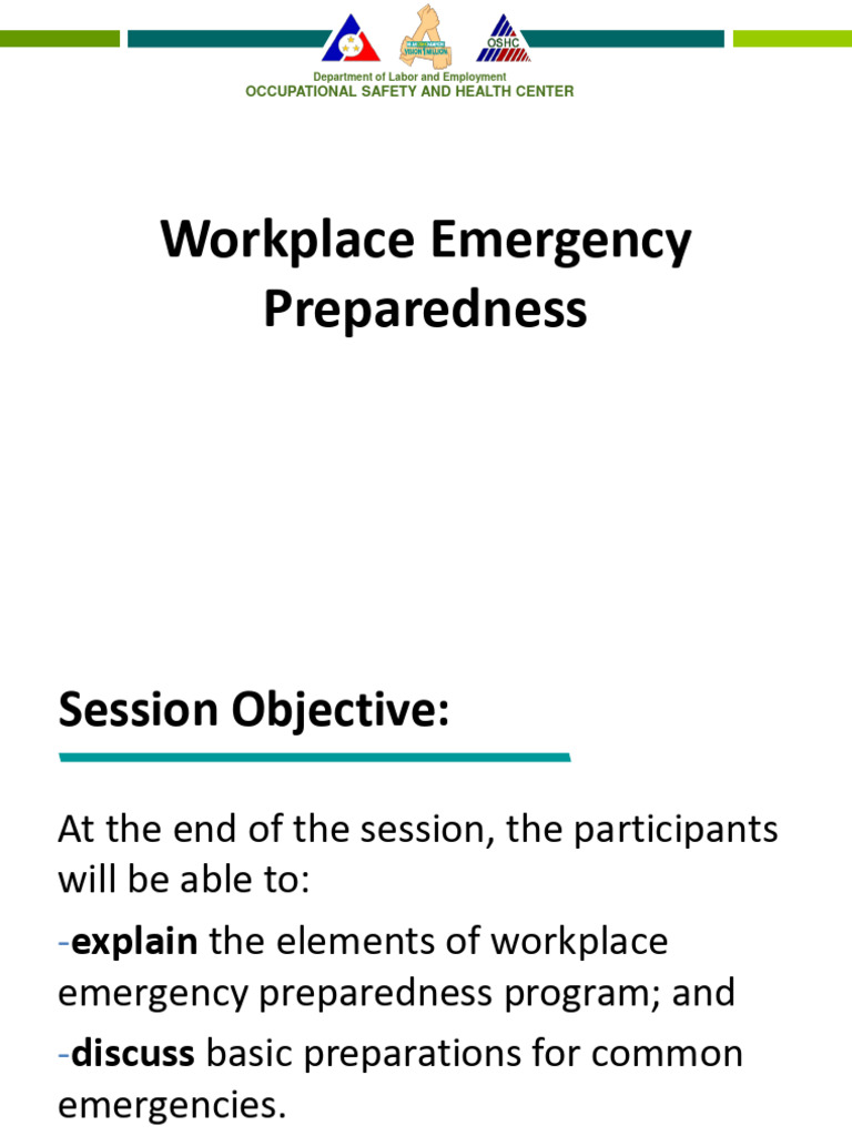 Workplace Emergency Preparedness Guide | PDF | Emergency Management ...