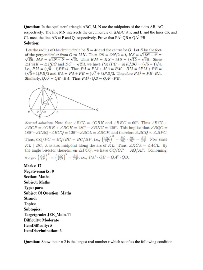 rmo prac | PDF | Mathematical Concepts | Algebra