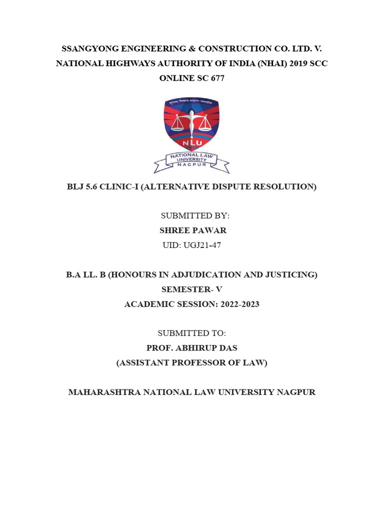 Adr Review | PDF | Arbitration | Tribunal