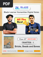 Class 12 History Notes Chapter 1 Bricks | PDF