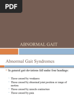 Types of Gait Abnormalities Explained | PDF | Spinal Cord | Peripheral ...