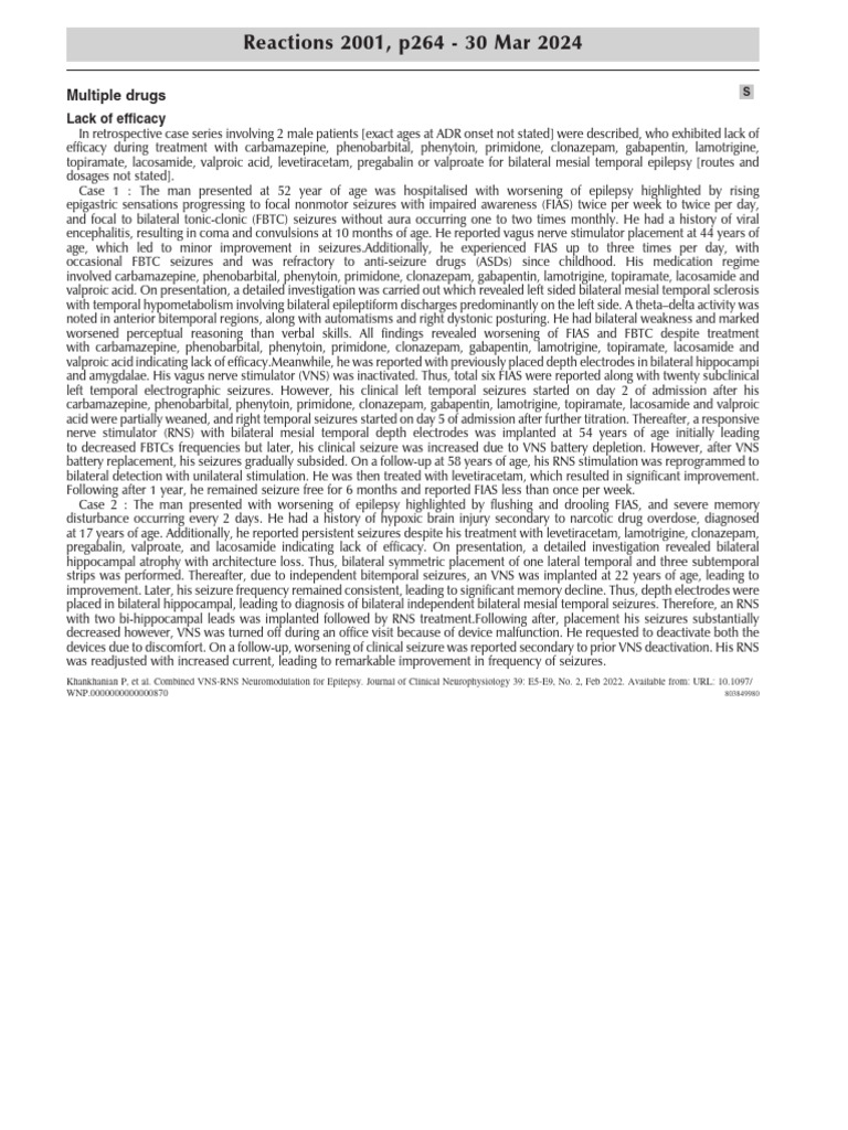 AC_LIT_3233_Abs | PDF | Epilepsy | Causes Of Death