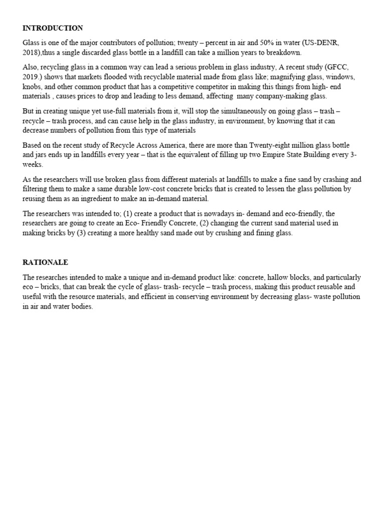 Intro and Rationale Final | PDF