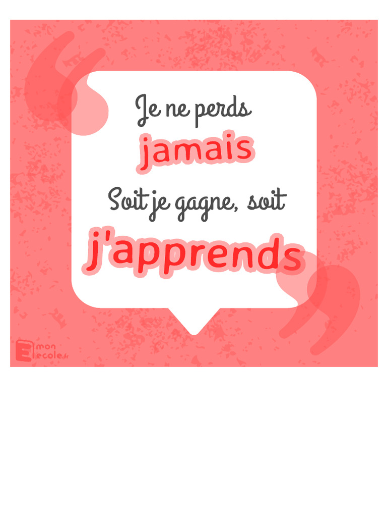 J'Apprends | PDF