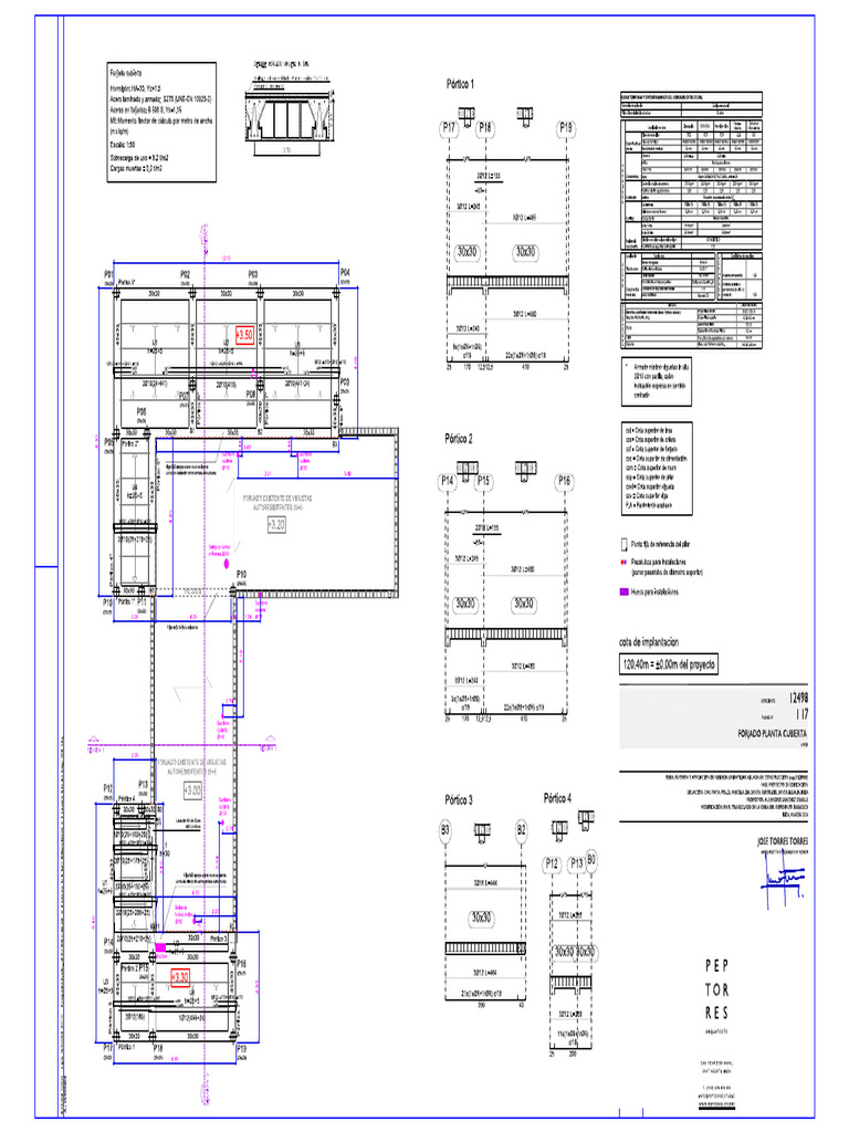 12498i 17 Forjado Planta Cubierta | PDF