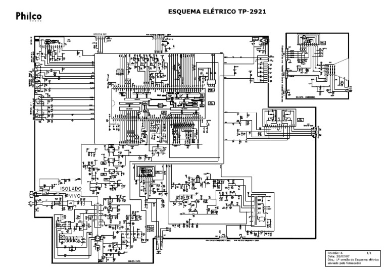 TP-2921 Esquema Eletrico | PDF