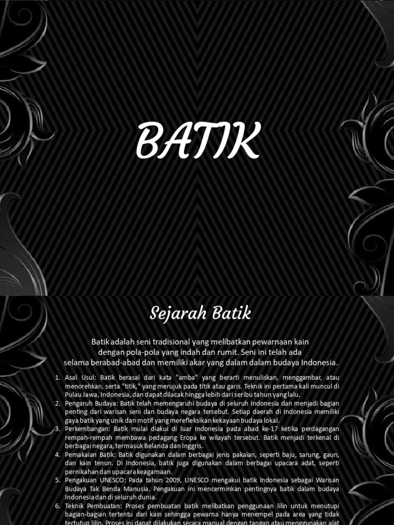 Batik | PDF