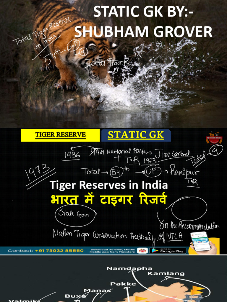 Tiger Reserve | PDF