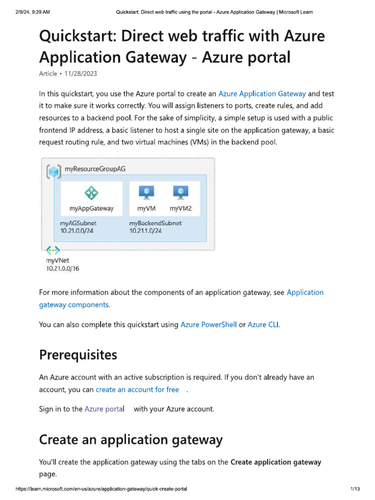 application-gateway-LAB | PDF