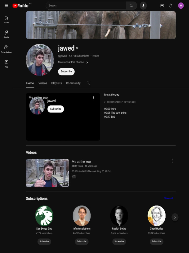 Jawed - YouTube | PDF