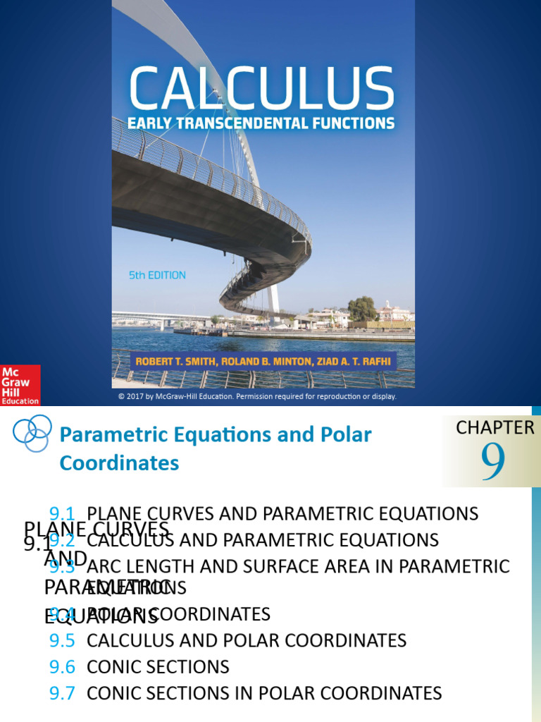 SmithMintonRafhi Calculus ET 5e C09 S01 | PDF | Equations | Curve