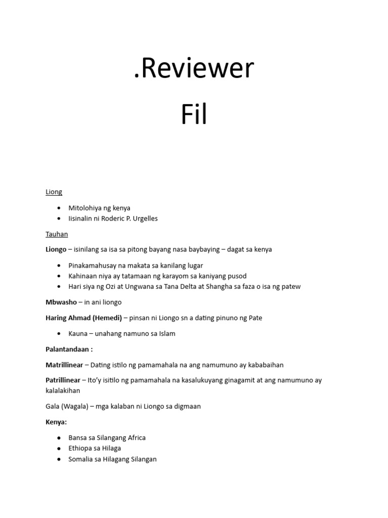 Reviewer Fil 2 | PDF