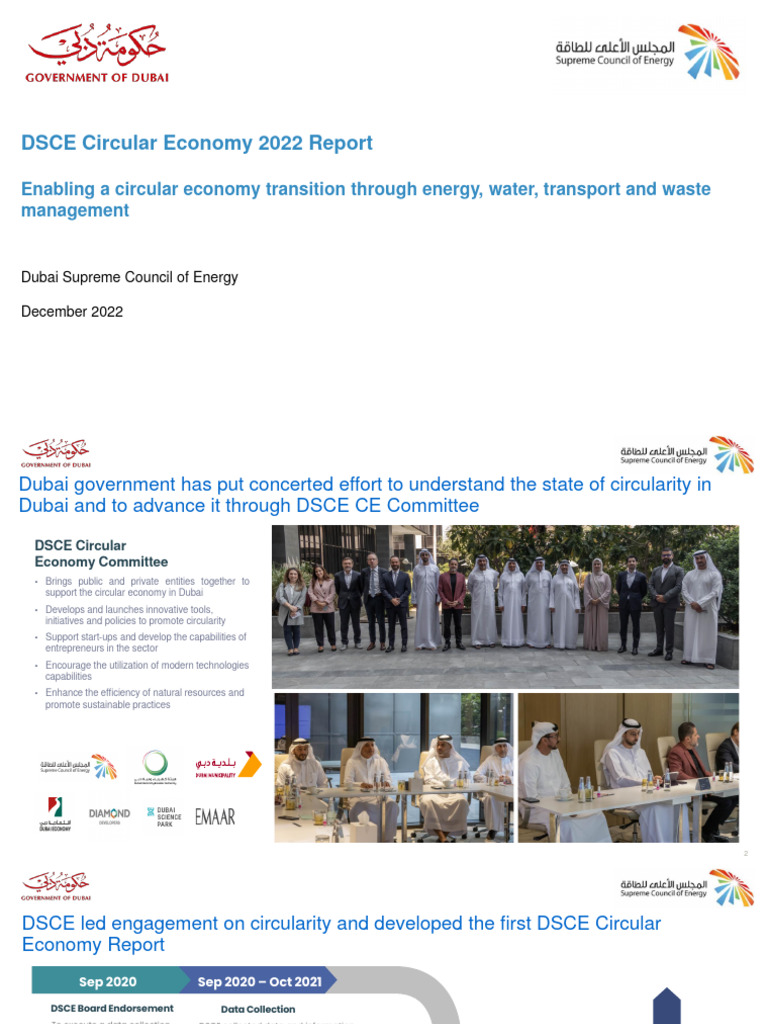 DSCE Circular Economy 2022 Overview | PDF | Recycling | Waste