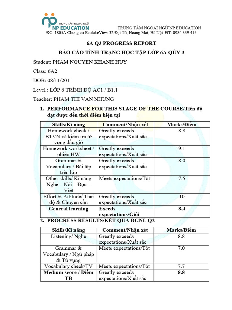 6a Q3 Progress Report | PDF