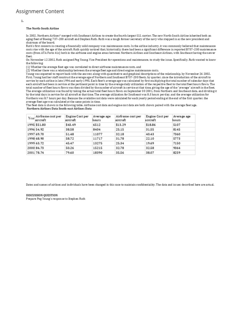 Assignment 2 - QT | PDF | Airlines | Aerospace Assignment 2 - QT | PDF | Airlines | Aerospace