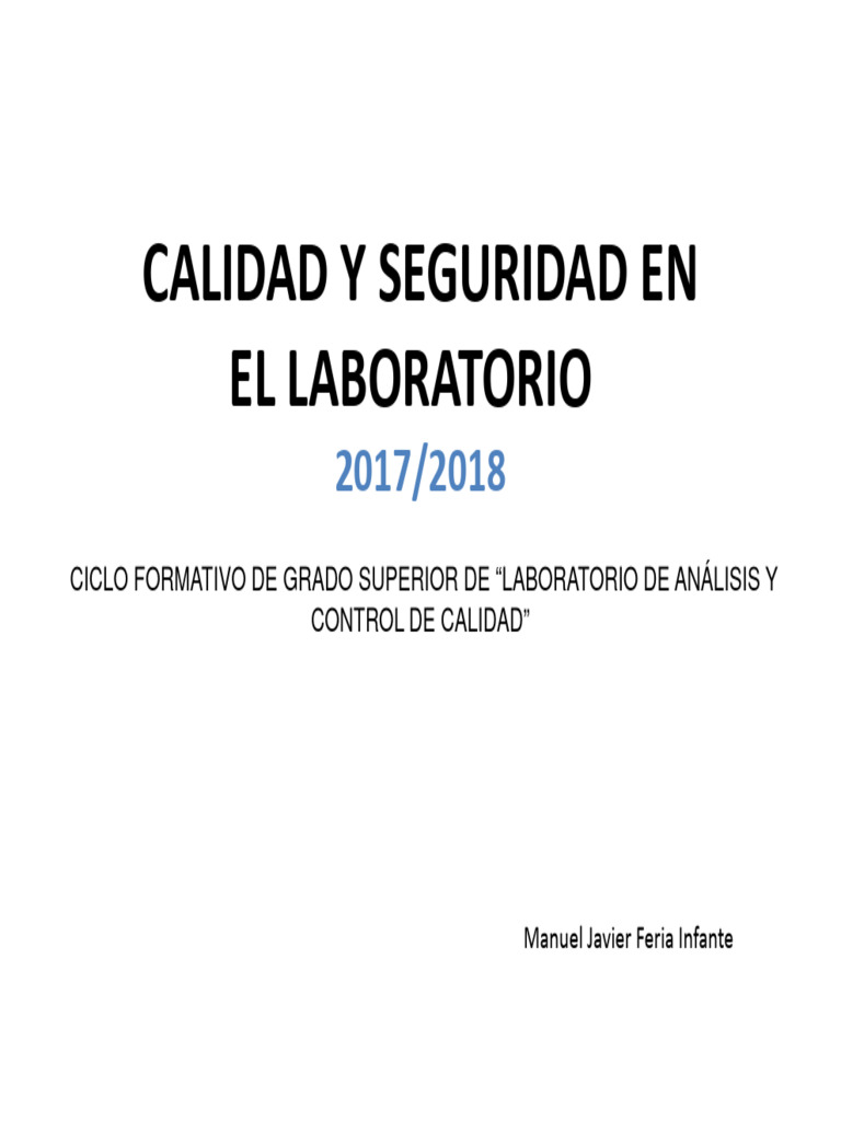 Ud3. CSL | PDF | Calibración | Laboratorios