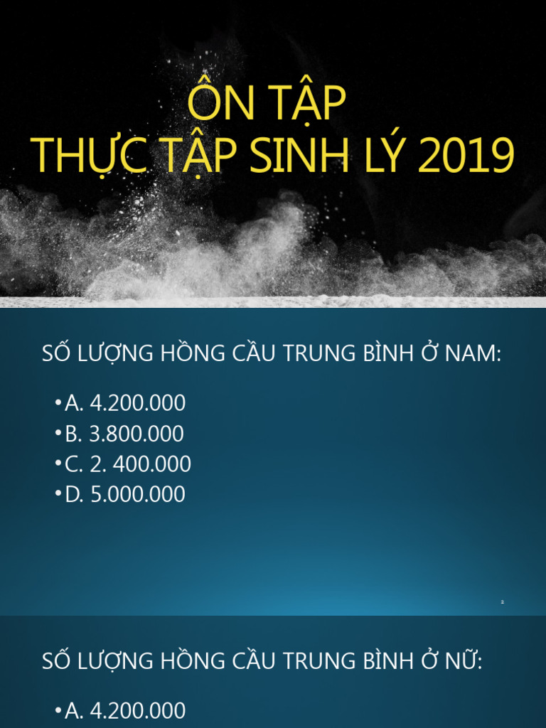 ÔN TẬP TTSL 2019 | PDF