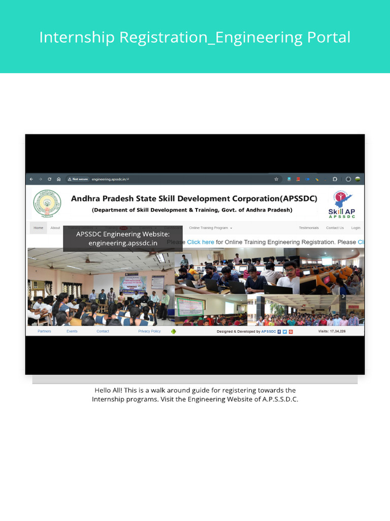 APSSDC Guide_For Internship Program Registration | PDF