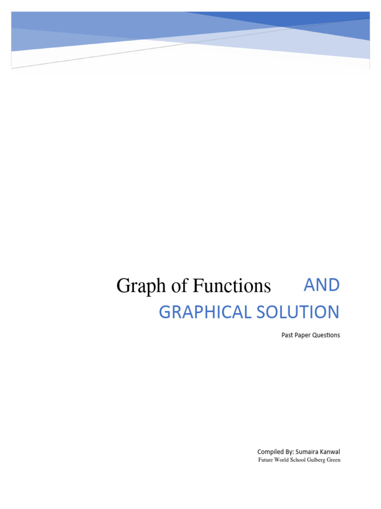 Graphs of Functions | PDF