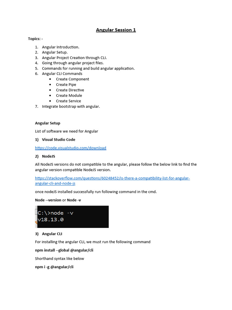 Angular | PDF | Command Line Interface | Html Angular | PDF | Command Line Interface | Html