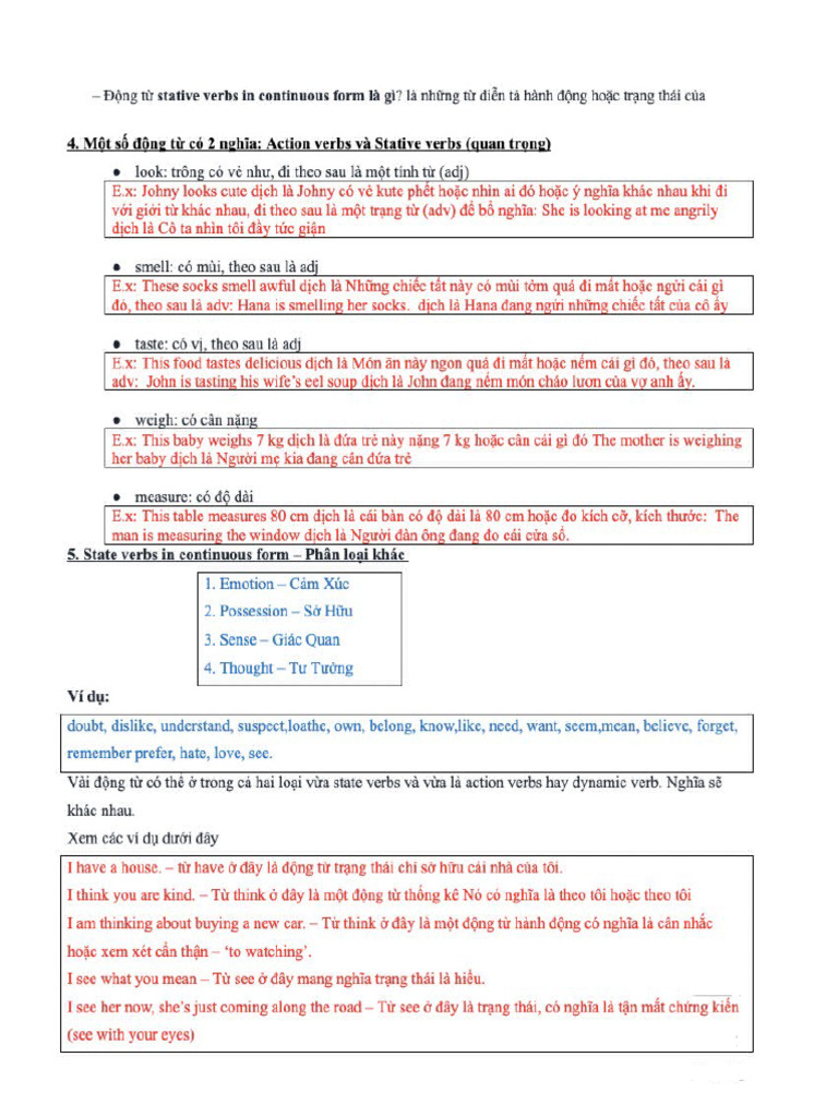 GRAMMAR Unit 3 | PDF
