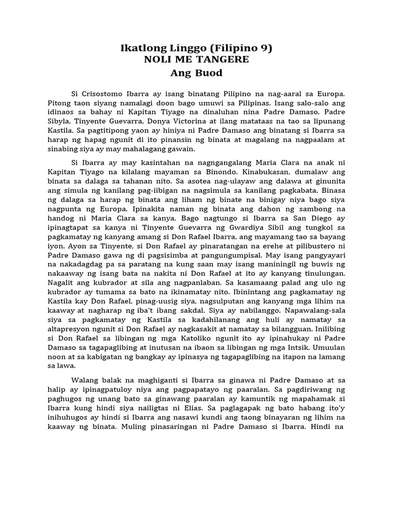 Fil g9 LAS Week-3 | PDF