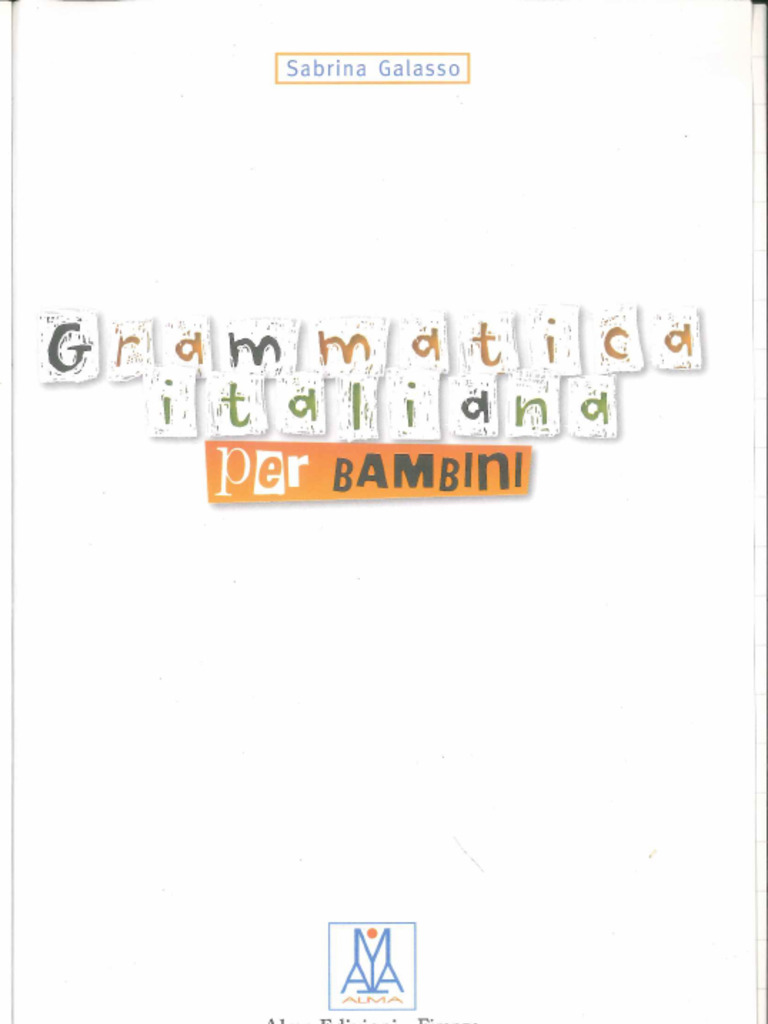 Grammatica Italiana | PDF