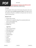 Oil and Grease Test Procedure (EPA 1664A) | PDF | Chemistry | Chemical ...