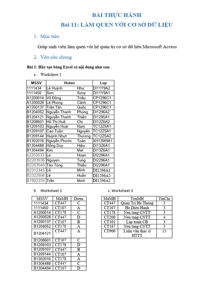 CT200TH - Lab11 - DataBase-Ver T4-2024 | PDF