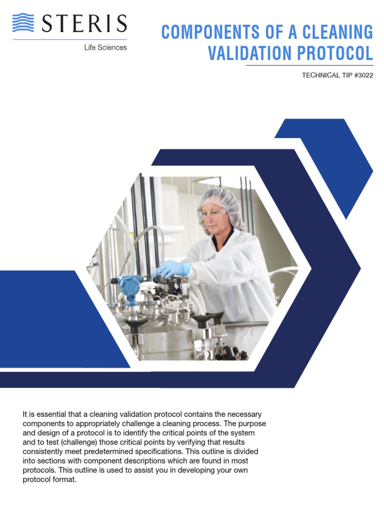 Components of A Cleaning Validation Protocol | PDF