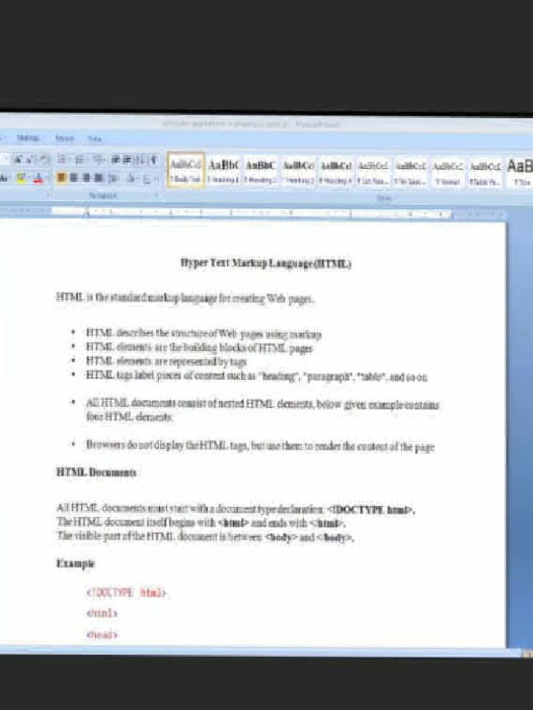 Computer Ss | PDF | Html Element | Html