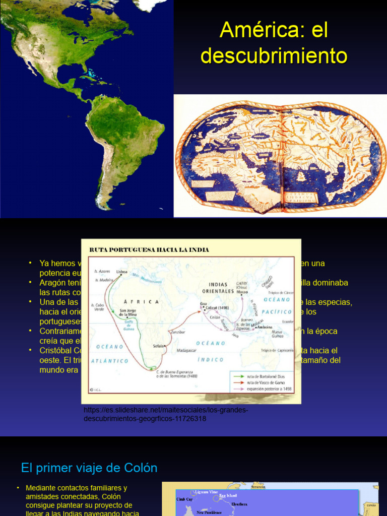 América Descubrimiento | PDF | Cristobal colon | Edad del descubrimiento