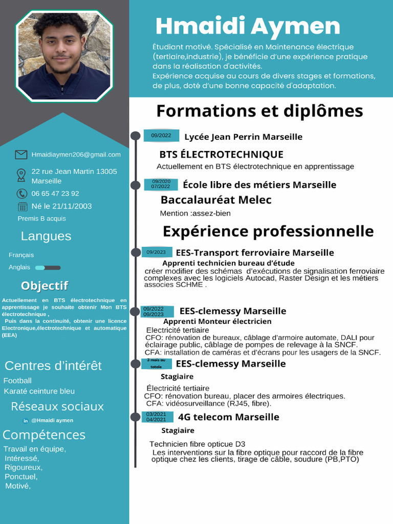 Cv Hmaidi Aymen | PDF