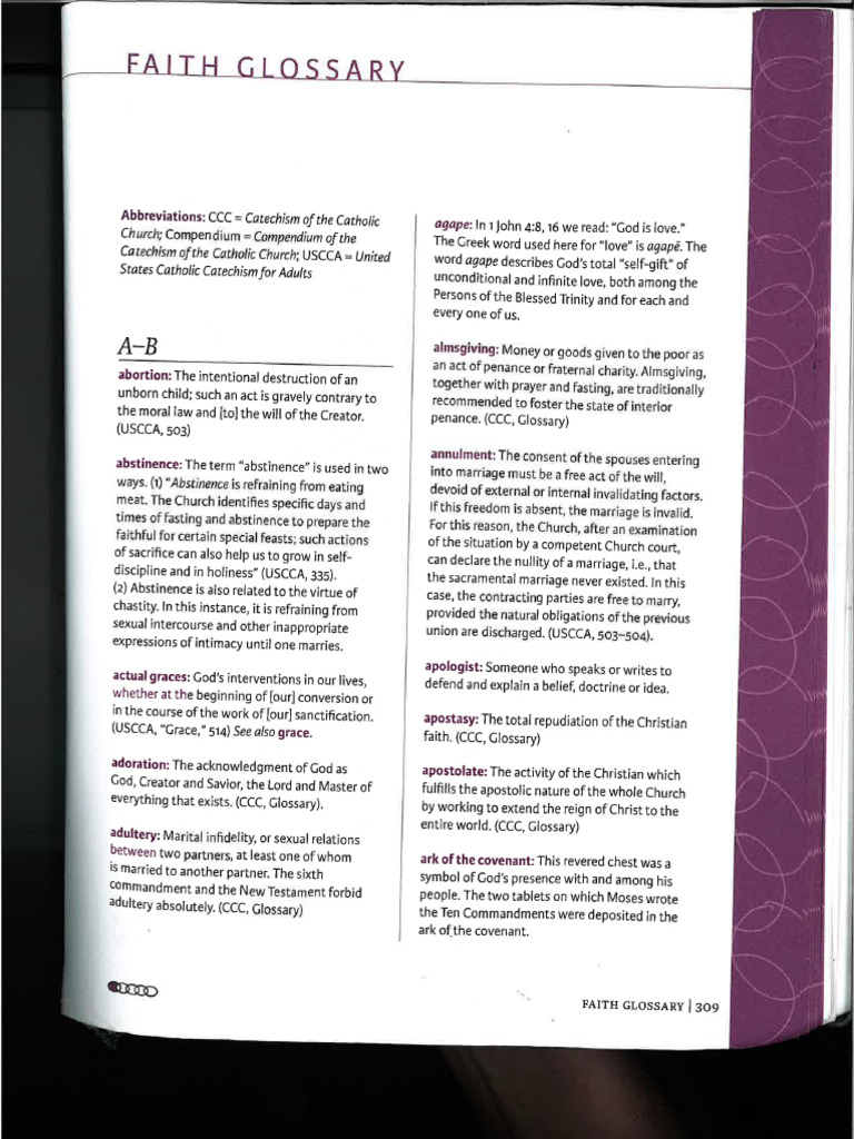 Text+Faith+Glossary Religon | PDF