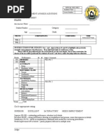 Judging Score Sheet Online Free | PDF