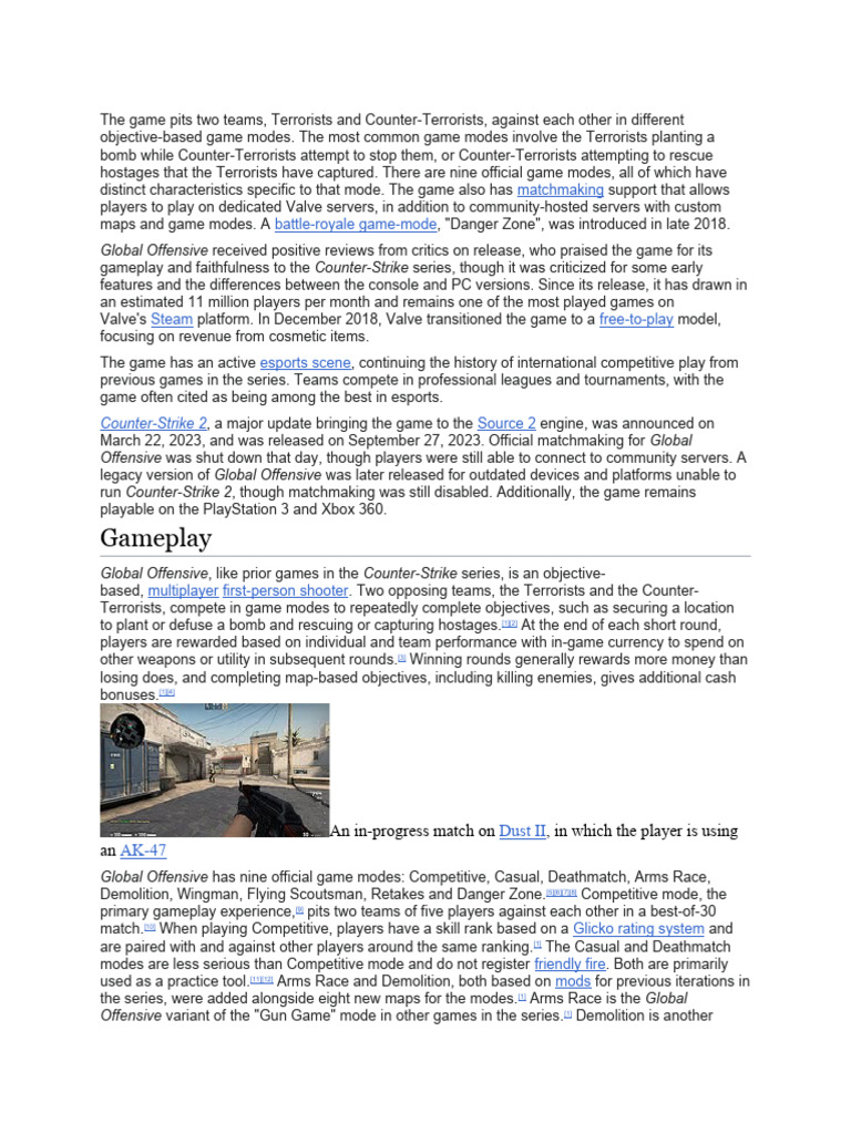 csgo | PDF | Video Game Gameplay | Gaming
