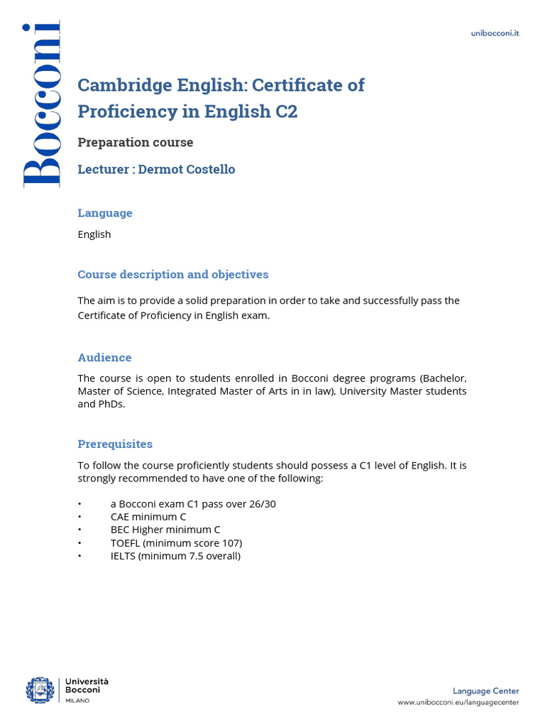 AI21 - English - CPE Certificate (C2) | PDF | Vocabulary | Paragraph